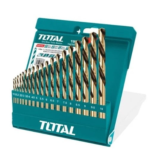 TACSD0195 JUEGO BROCAS HSS 19 PIEZAS TOTAL – Unión Ferretera