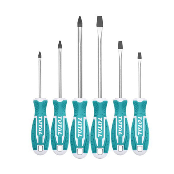 THT250606 TOTAL JUEGO DE DESTORNILLADOR 6 PIEZAS INDUSTRIAL TOTAL ...